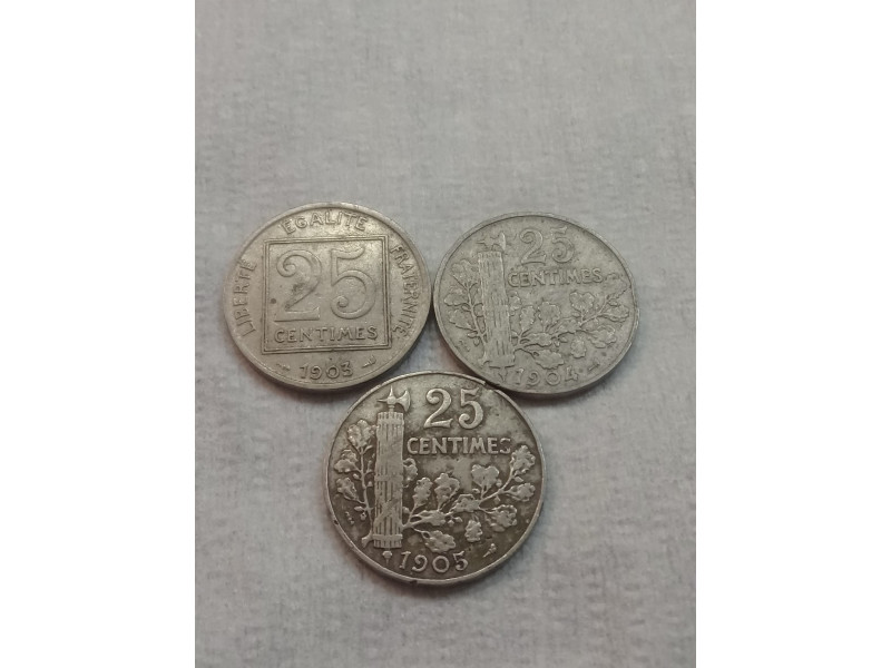 25 centimes 1903-04-05