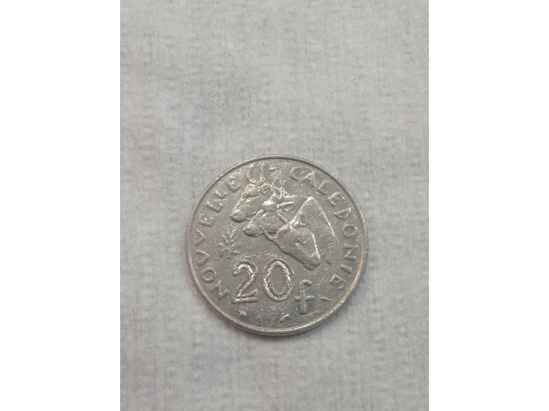 20 francs 1990 Nova Kaledonia