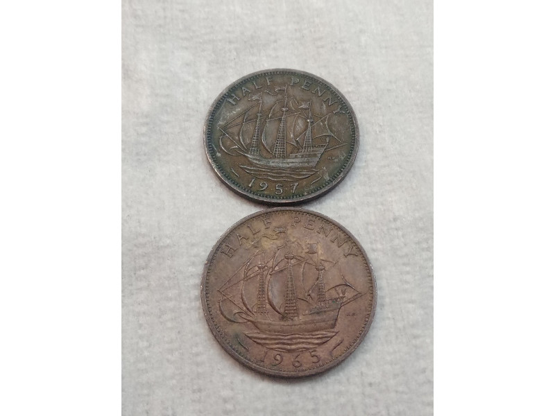 Half penny 1957-65