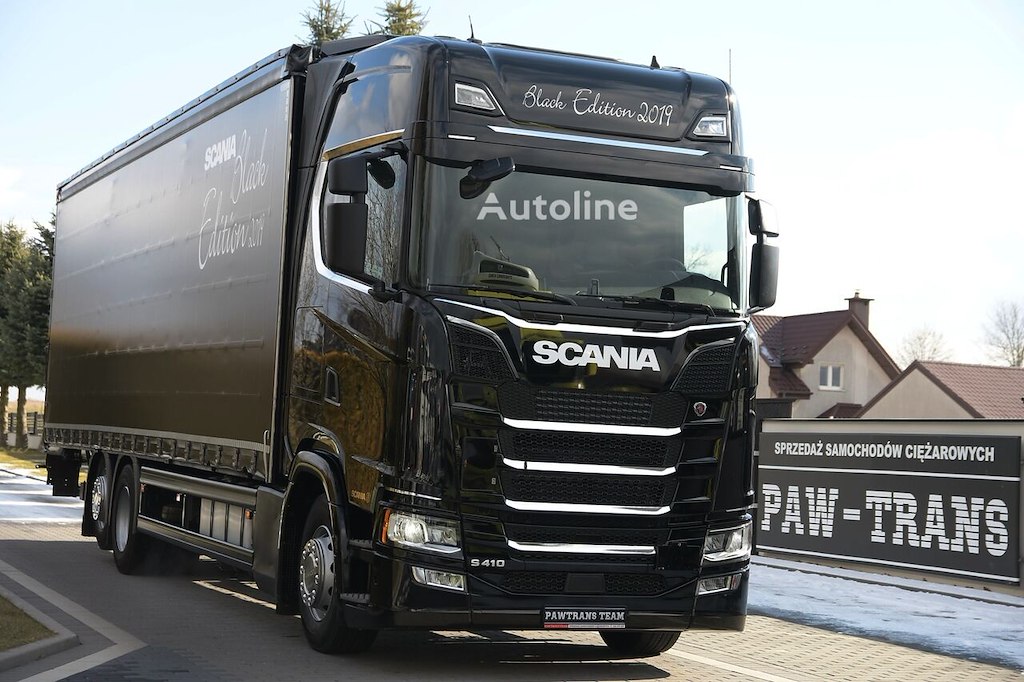 Scania S410 /// 2019 /// 24 EURO PALETY /// DŁ 9,60 /// WINDA /// BARDZ kamion sa klizna zavesa cerada