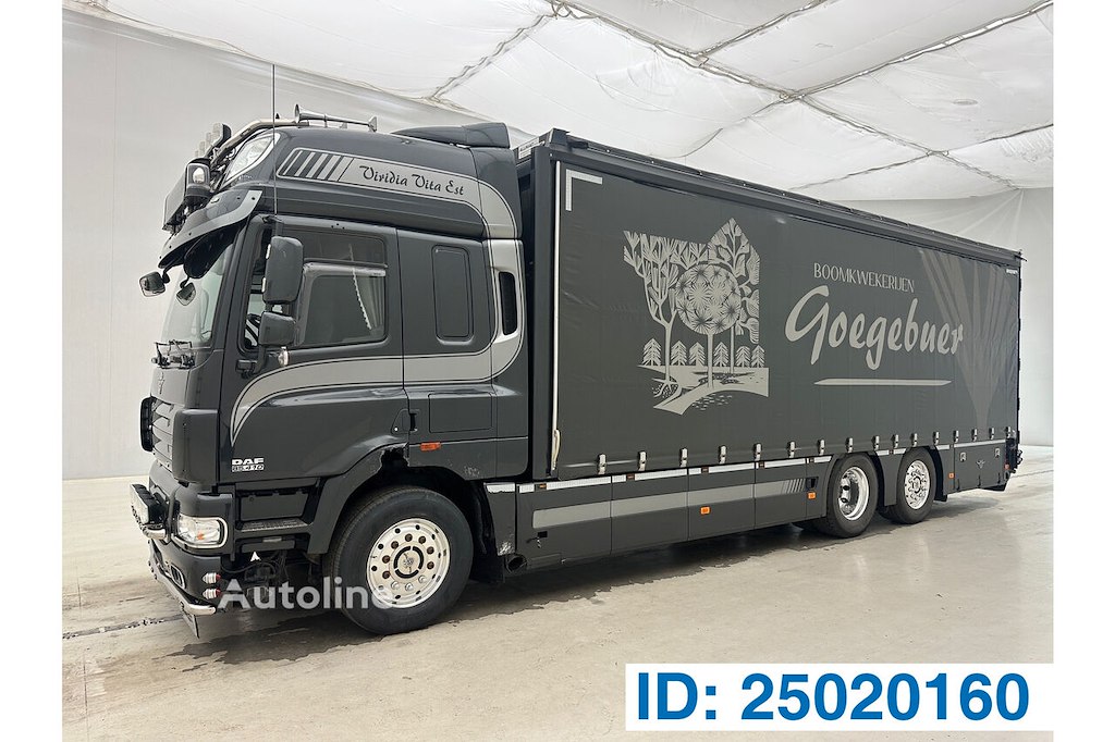 DAF CF85.410 - 6x2 kamion sa klizna zavesa cerada