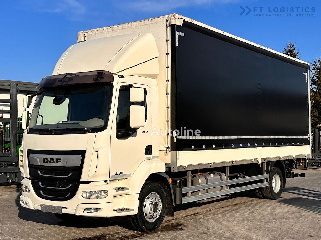 DAF LF 260 FA / AUTOMATIC / LOAD CAPACITY 8865 KG / 4X2 / 18 PALLETS kamion sa klizna zavesa cerada