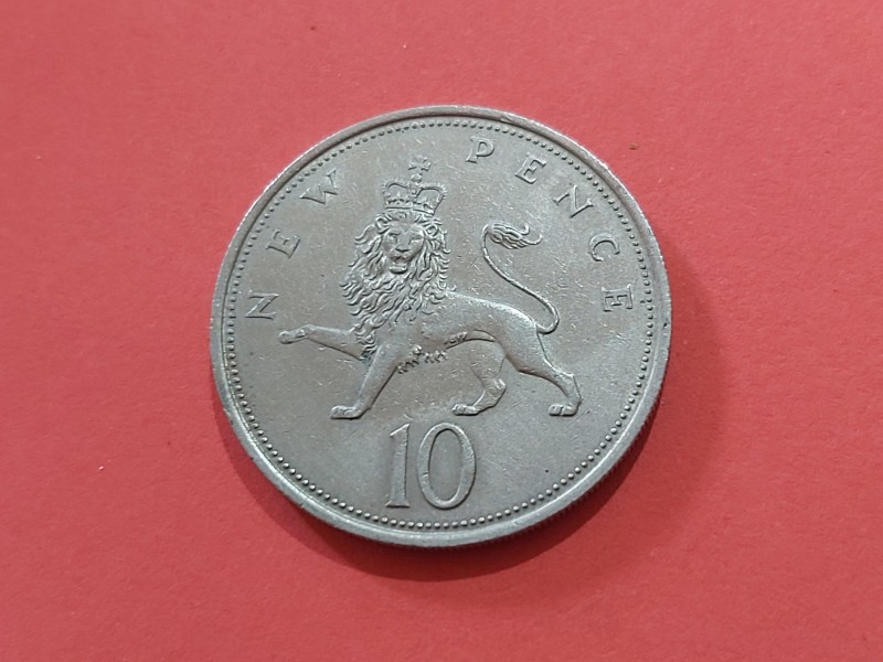 Britanija - 10 pence 1968 god