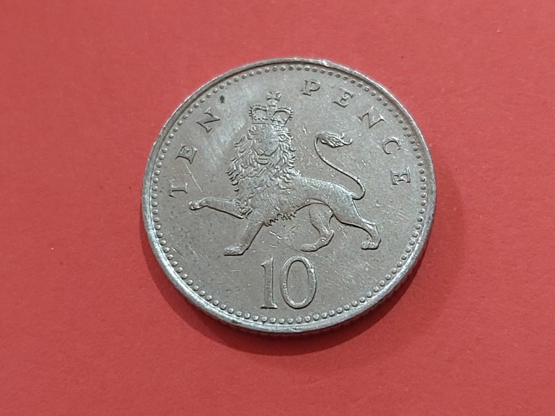 Britanija - 10 pence 1992 god