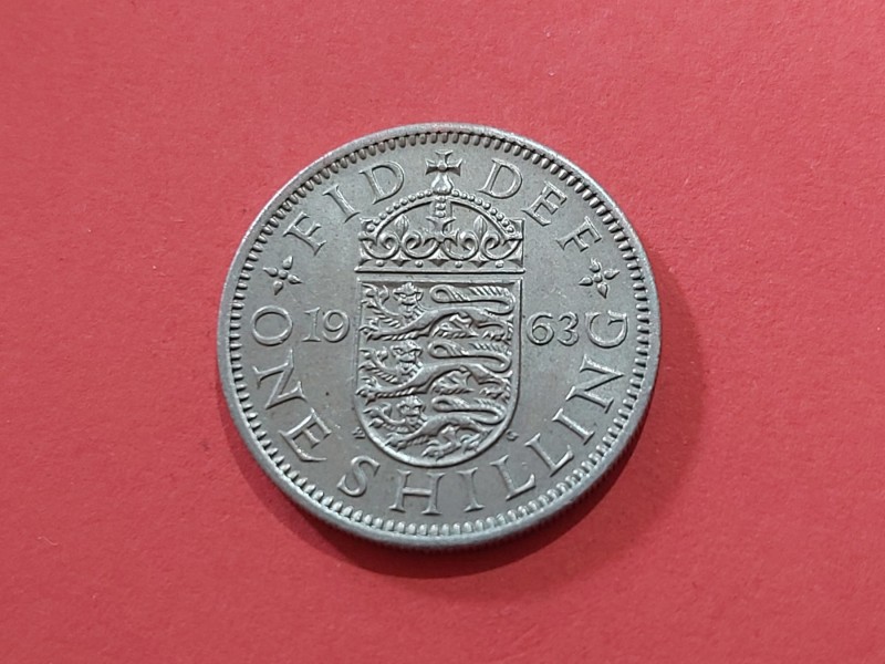 Britanija - one shilling 1963 god