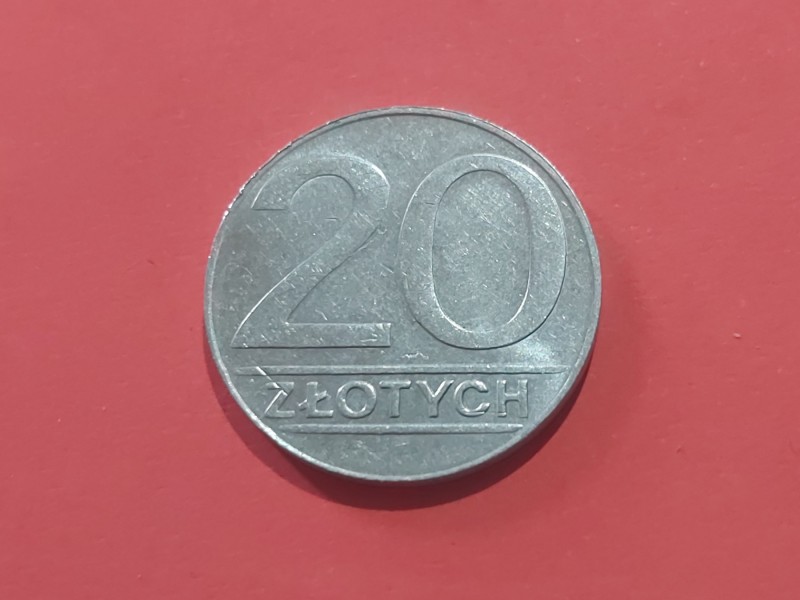 Poljska - 20 zlotych 1990 god