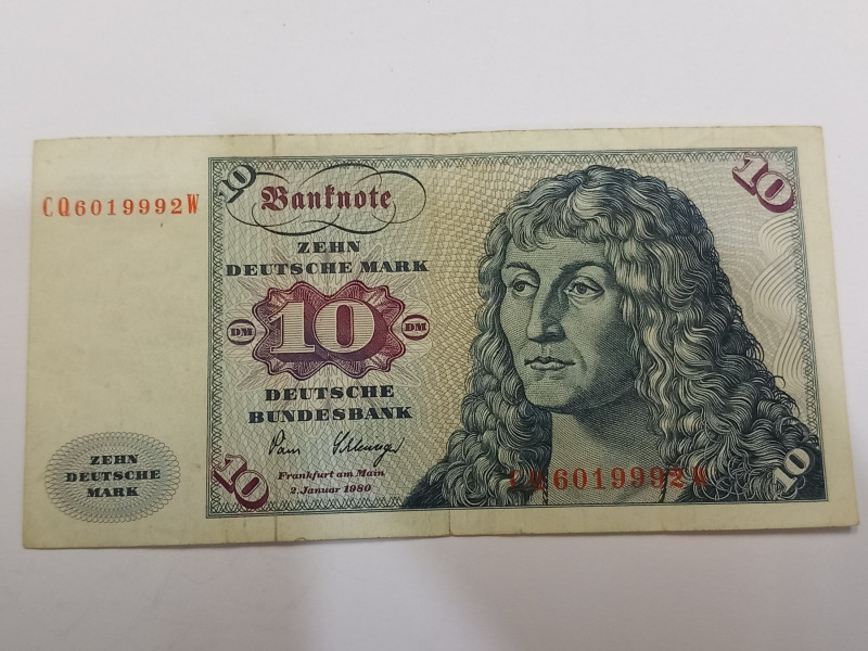 10 mark 1980godina Bundesbank Nemačka