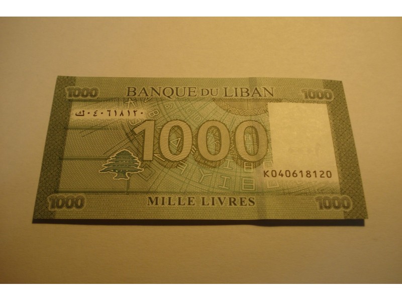 LIBAN - 1000 LIVRES