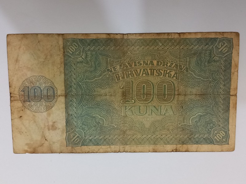 100 kuna 1941.godina Hrvatska