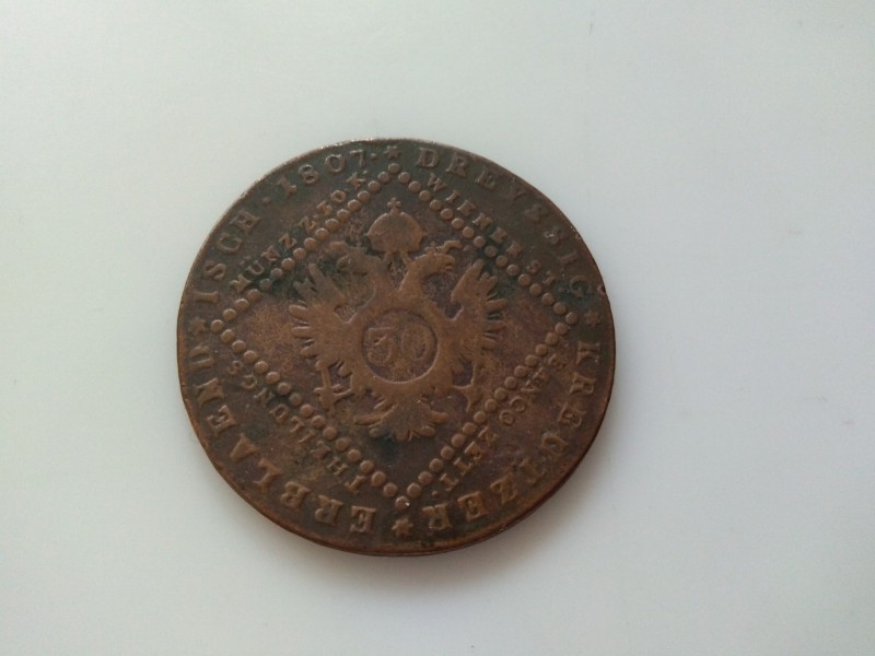 30 krajcera A Austrija, 1807.