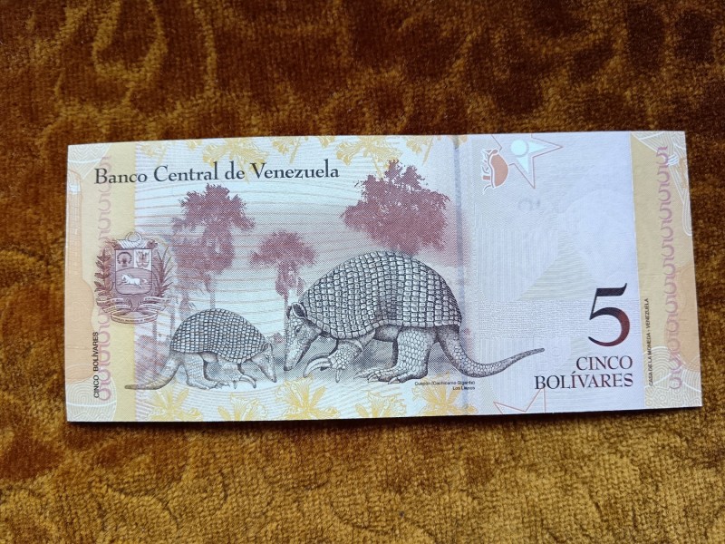 Venecuela 5 Bolivar,2011 god.UNC