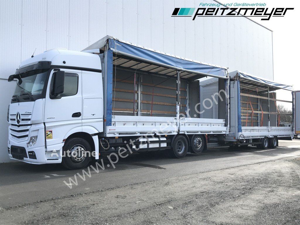 Mercedes-Benz Actros 2542 LL Pritsche, EU 6, Klima, Standklima kamion s ceradom