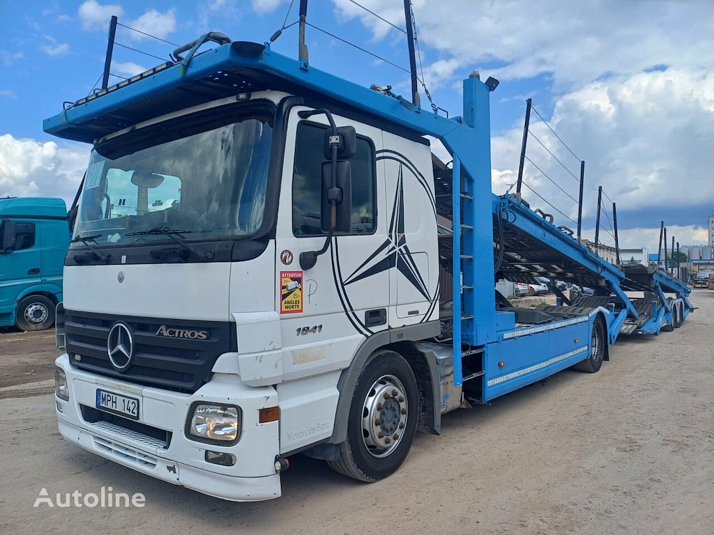 Mercedes-Benz + Aksoylu 2005 autotransporter + prikolica autotransportera