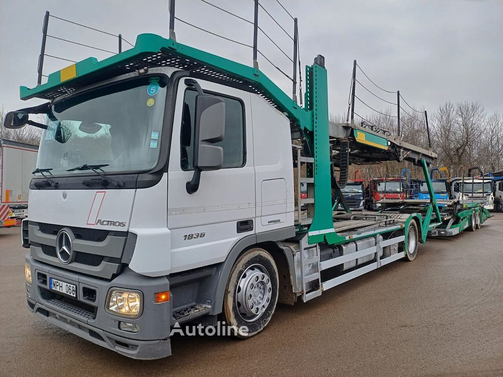 Mercedes-Benz + Silver Car 2005 autotransporter + prikolica autotransportera