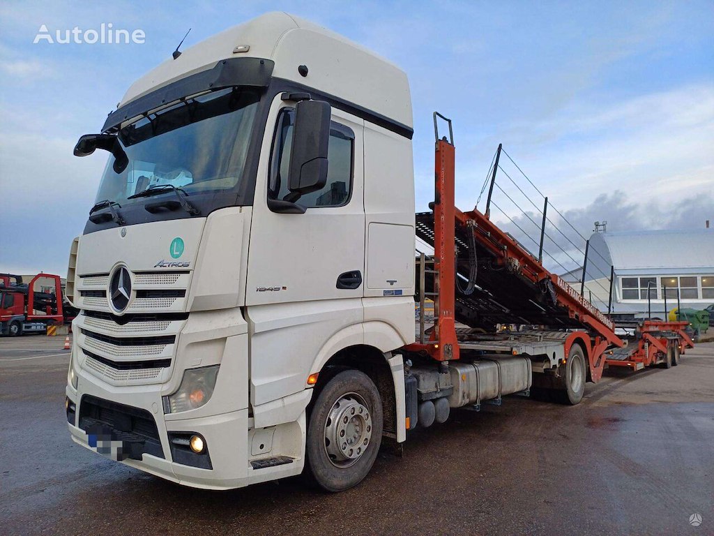 Mercedes-Benz ACTROS 1845+ FASANO 2005 autotransporter + prikolica autotransportera