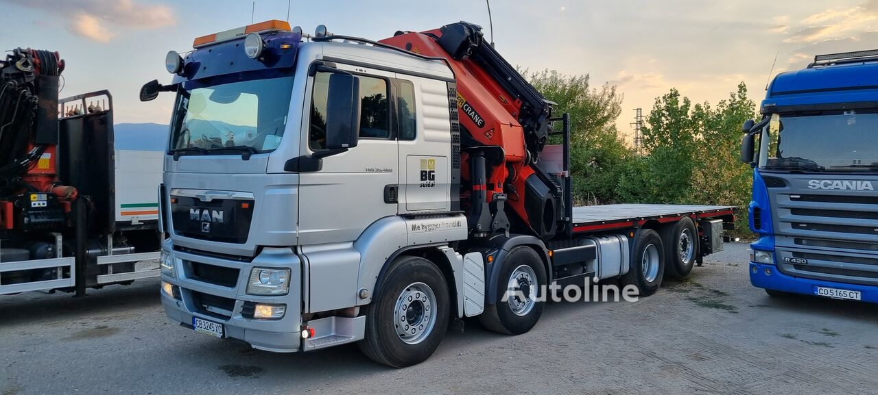 MAN TGS 35.480 HYDRODRIVE 8×4×6 kamion platforma