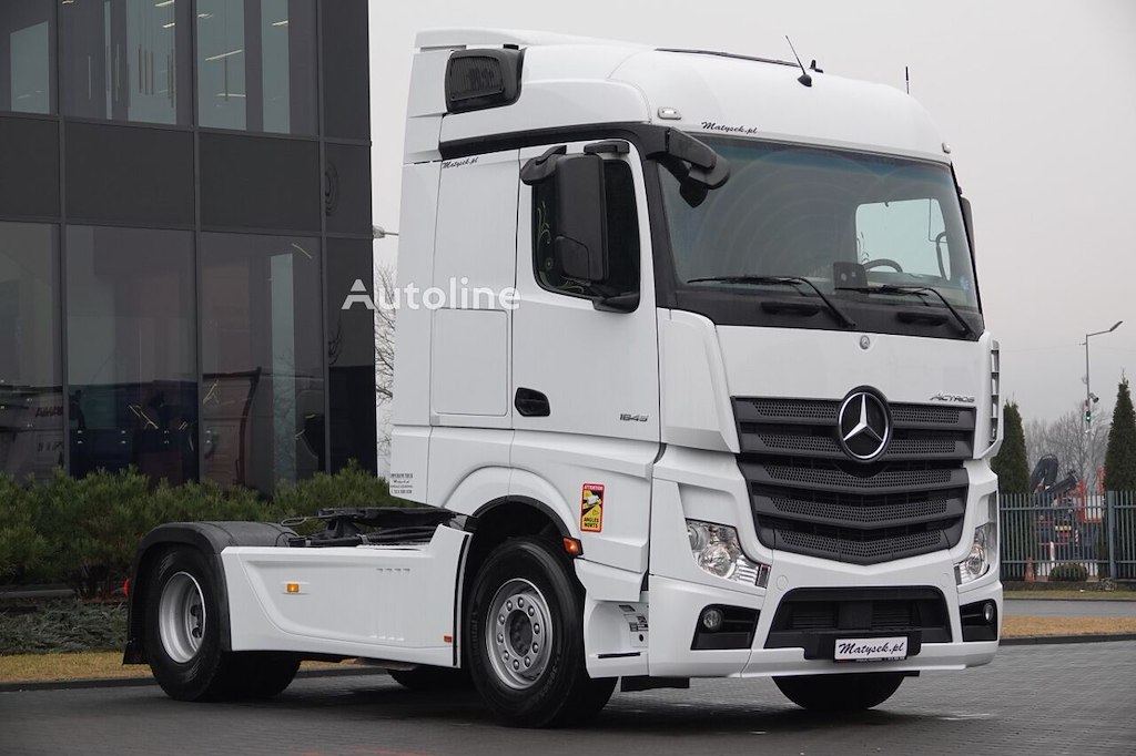 Mercedes-Benz ACTROS 1845 / HYDRAULIKA do wywrotu + dwuobwodowa / OPONY 100% / tegljač