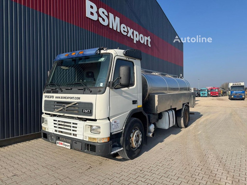 Volvo FM7, 12000 l water/milk tank truck autocisterna za gorivo