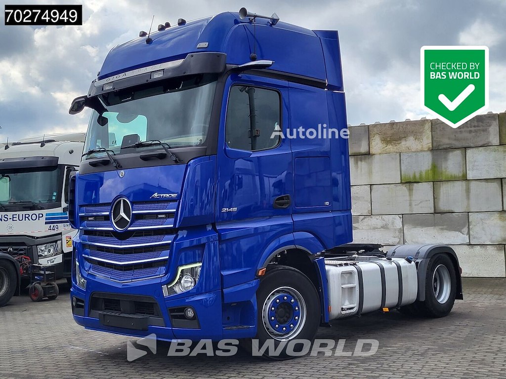 Mercedes-Benz Actros 2145 4X2 GigaSpace 2x Tanks MirrorCam tegljač