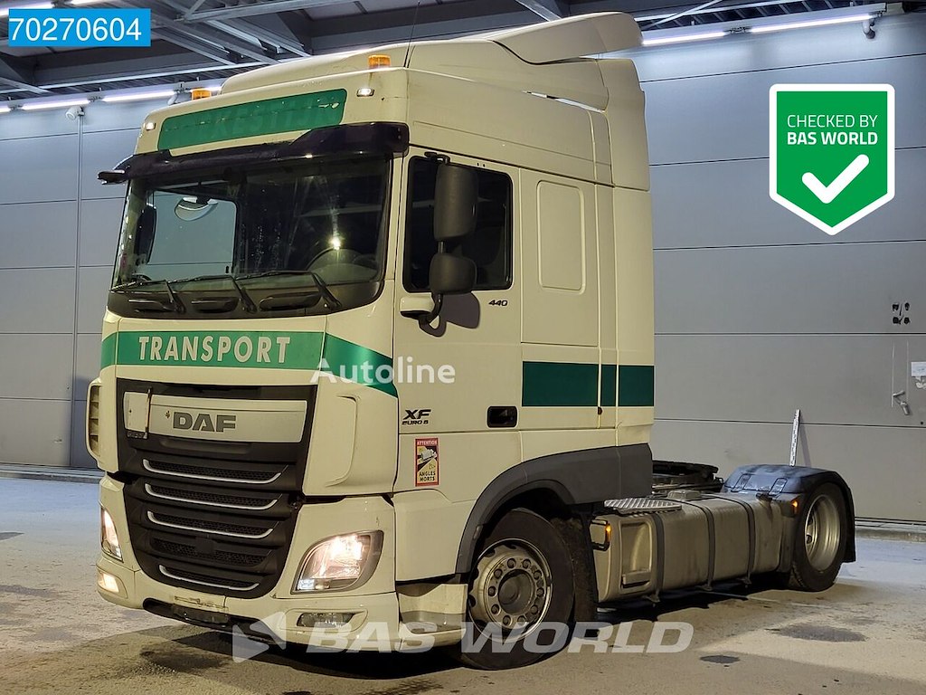 DAF XF 440 4X2 SC Mega Hebesattel Euro 6 tegljač