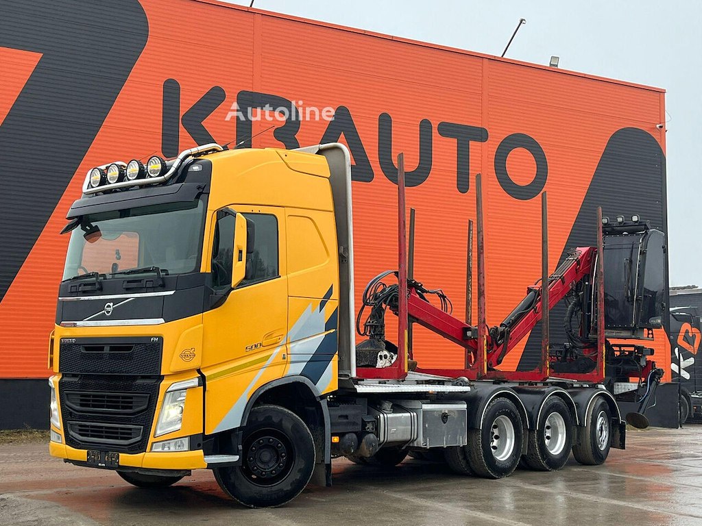 Volvo FH 500 8x4*4 Hiab 96ST 97 kamion za prevoz drva