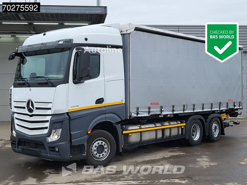 Mercedes-Benz Actros 2548 6X2 BDF Ladebordwand Retarder Lift+Lenkachse ACC Nav vozilo za prevoz kontejnera