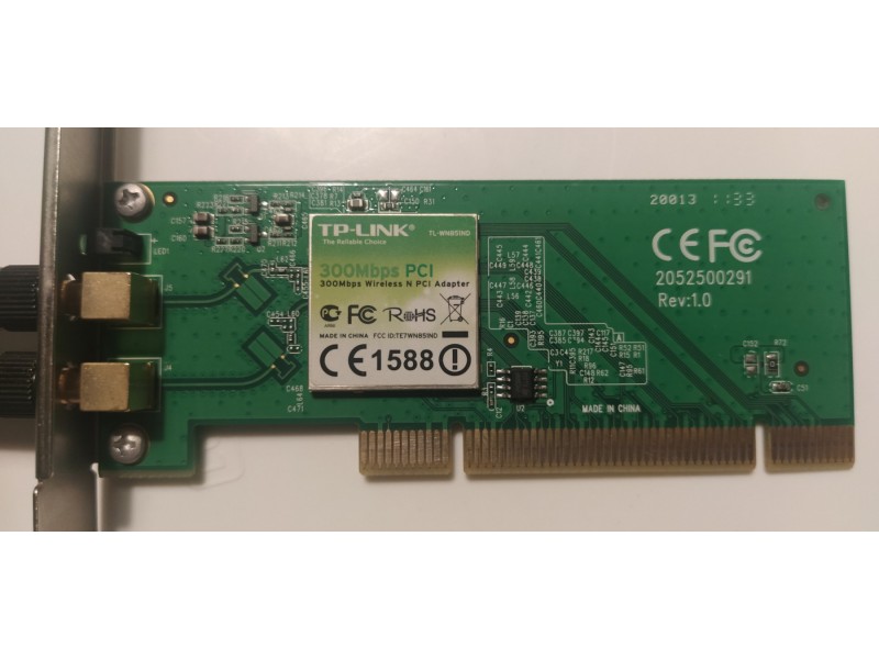 PCI WiFi 300Mbps kartica, TP-Link Wirerless N