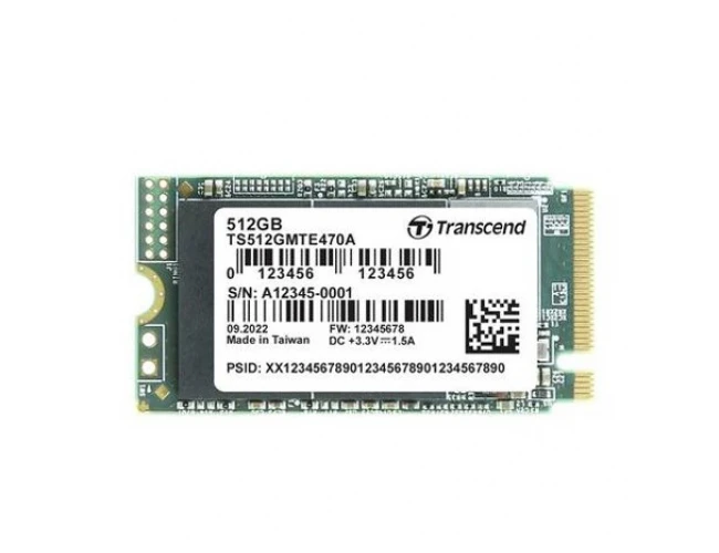 Transcend 512GB M.2 NVMe PCIe Gen 3x4 (TS512GMTE470A-VS1) SSD disk