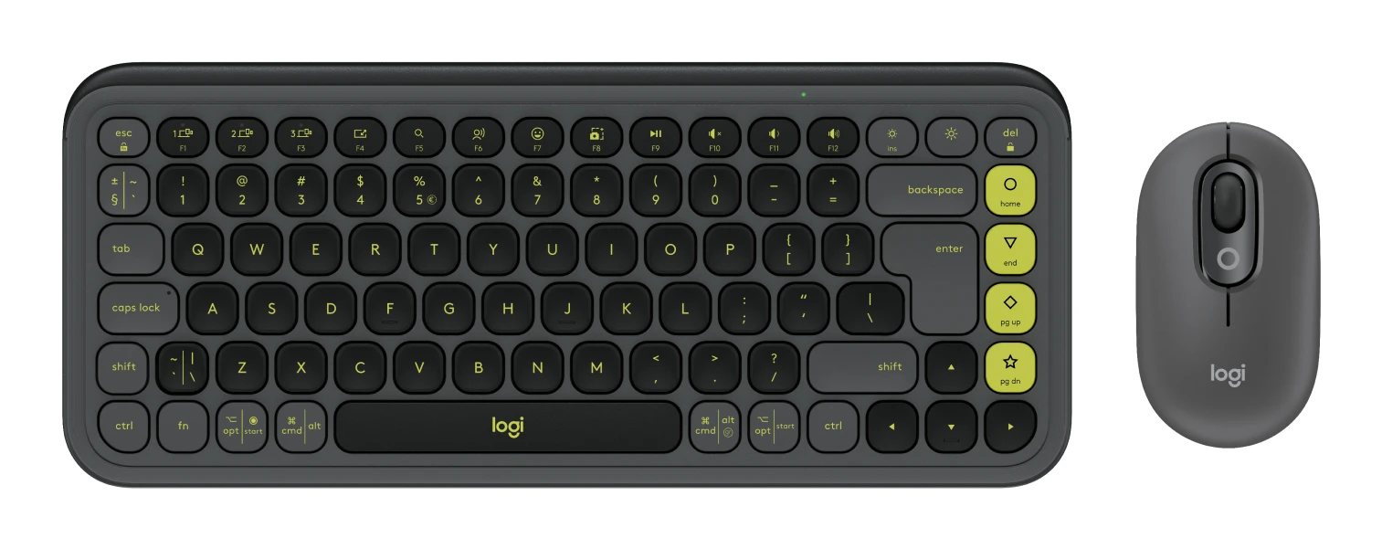 Logitech POP Icon Combo (920-013140) bežični komplet tastatura+miš crni