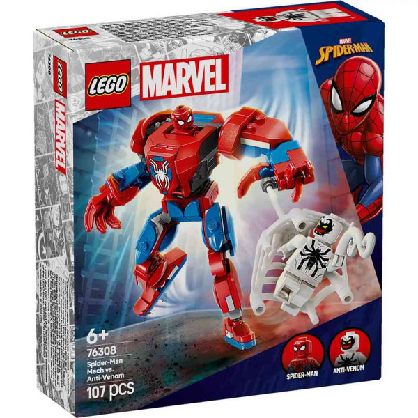 LEGO SUPER HEROES SPIDER-MAN MECH VS ANTI-VENOM