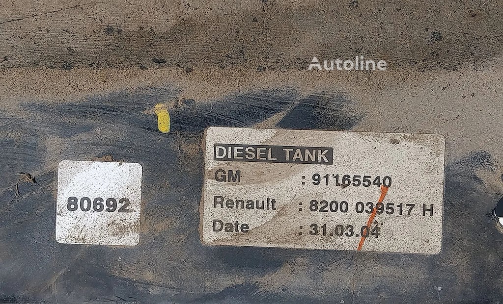 2.5 dCi 135 (JL0D) 8200 rezervoar za gorivo za Renault TRAFIC II Minibus / passenger (JL) automobila