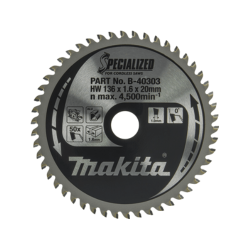 MAKITA B-40303 List testere TCT Specialized za aluminijum