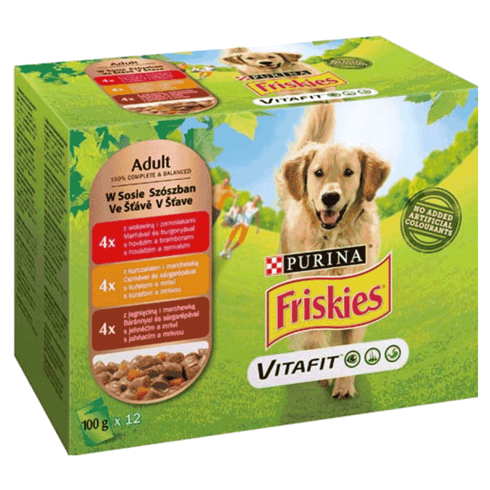 Friskies Dog Govedina, Piletina, Jagnjetina