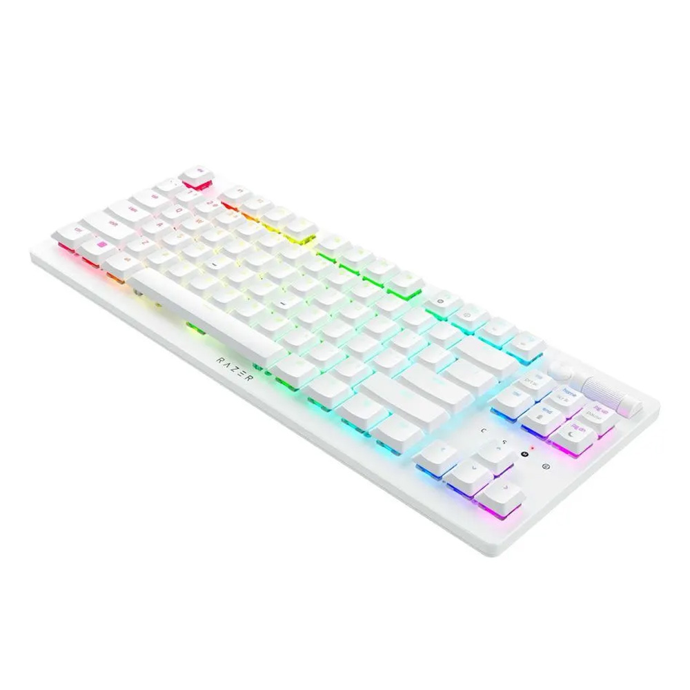 DeathStalker V2 Pro Tenkeyless - Wireless Linear Red Switch - White