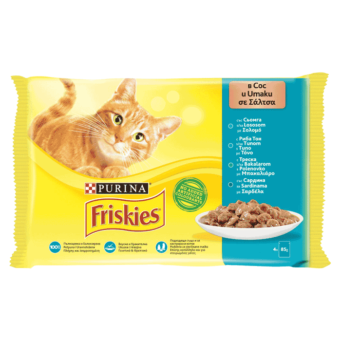 Friskies Cat Losos, 4 x 85 g