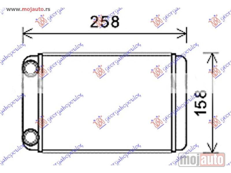 GREJAC KABINE (BR) (205x155x32) Opel astra j 4d 13- -dostupno