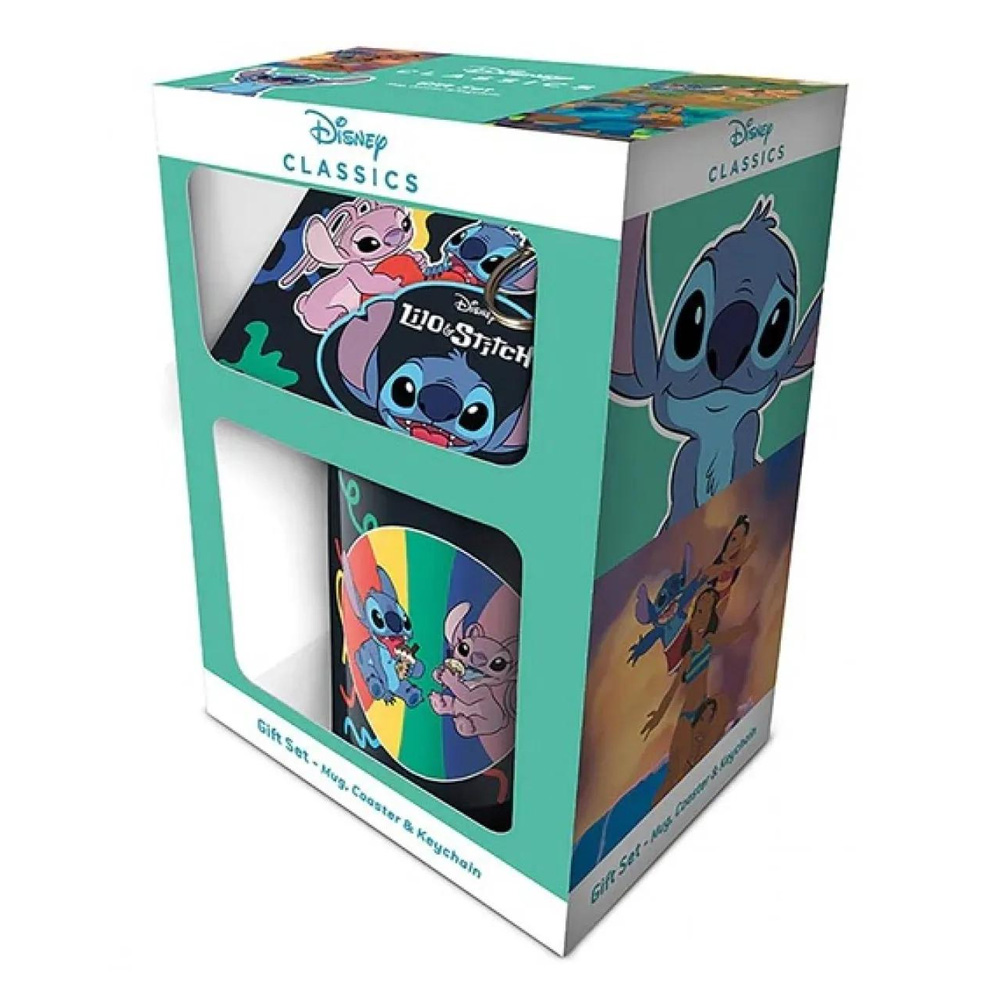 Lilo & Stitch (You're my fave) Mug Coaster Keychain Gift Set