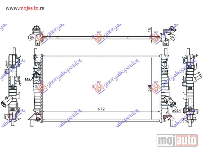 HL.MOT. 1.6/1.8/2.0 DIZ - 2.5 ST (67x38) Mazda 3 sdn-h/b (bk) 04-08 -dostupno