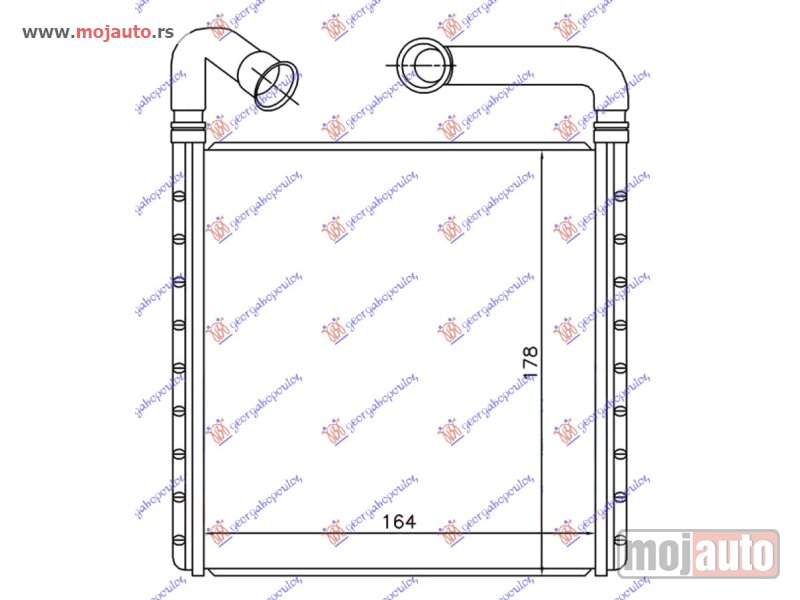 GREJAC KABINE (BR) (164x173x26) (TIP DENSO) Vw crafter 17- -dostupno