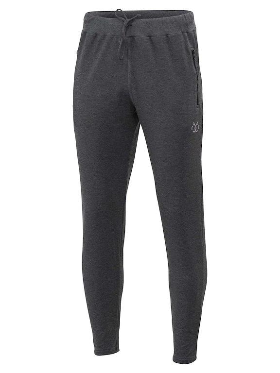 BRILLE Muški donji deo trenerke Slim fit, Sivi