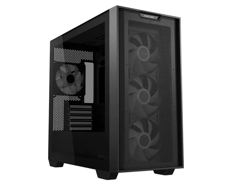 ASUS Kućište A21 Plus TG ARGB, micro-ATX, Crno