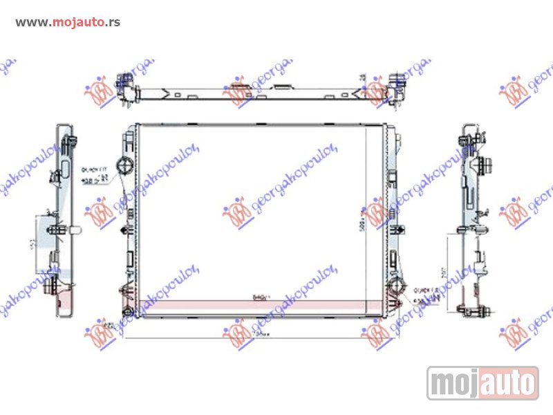 HLADNJAK MOTORA 2.0 BENZIN/HIBRID (MAN/AUTO) (640x502) Mercedes cls (c257) coupe 18- -dostupno