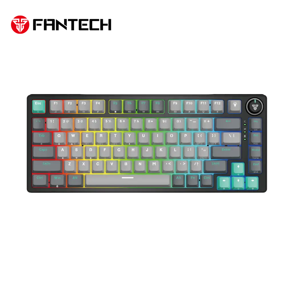 FANTECH Mehanička tastatura Gaming MK913 RGB Atom PRO83 Wireless Mercury (red switch)