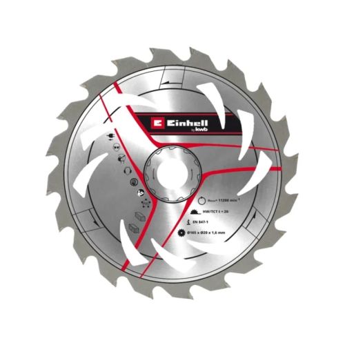 Einhell TCT rezni list 165x20x16 mm T20