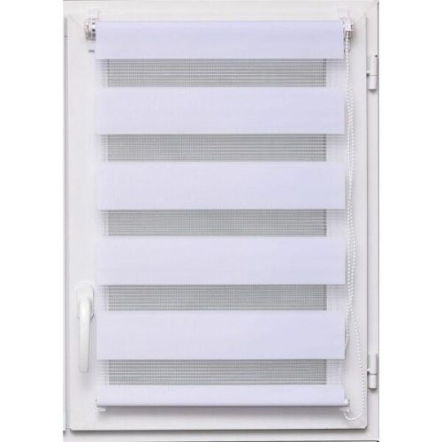Luance zebra roletna 90x180 cm bela