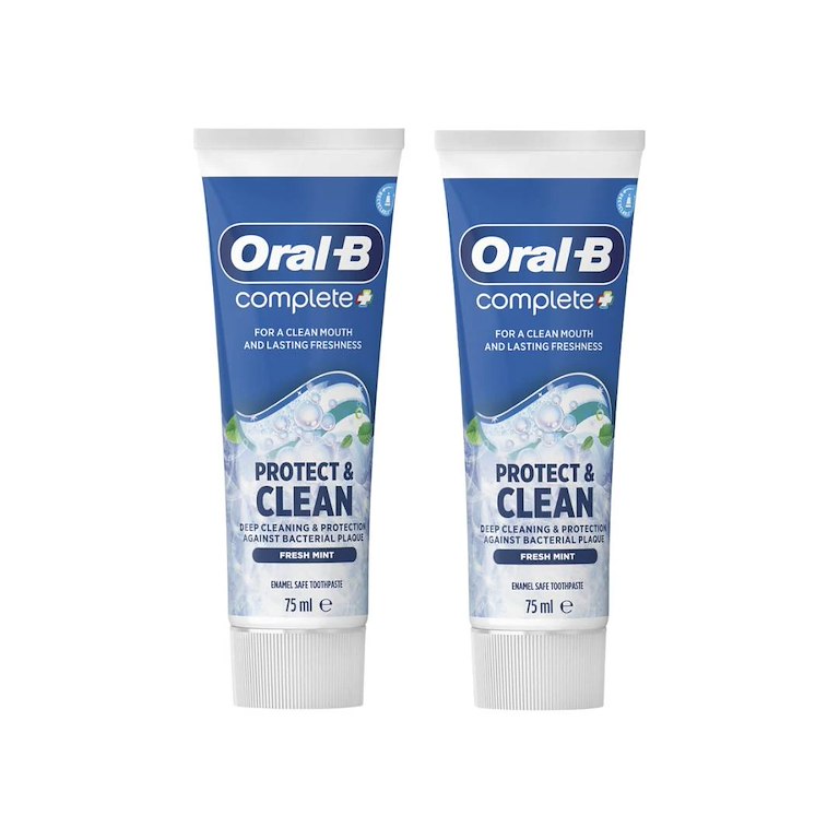 Oral-B® Complete Protect&Clean Pasta za Zube 2x75 mL