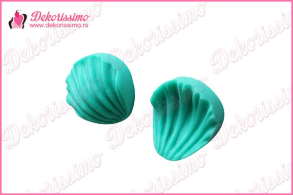 Silikonska modla veiner otisak list, set 2 kom– K3013