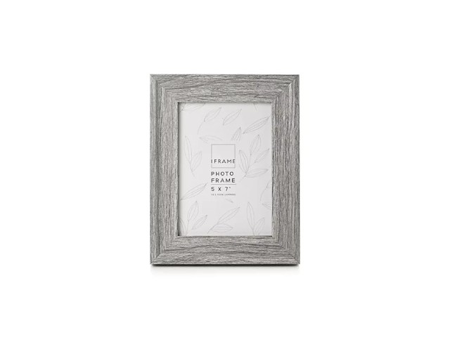 Foto ram - Mid Grey, Wood Effect, 13x18 cm