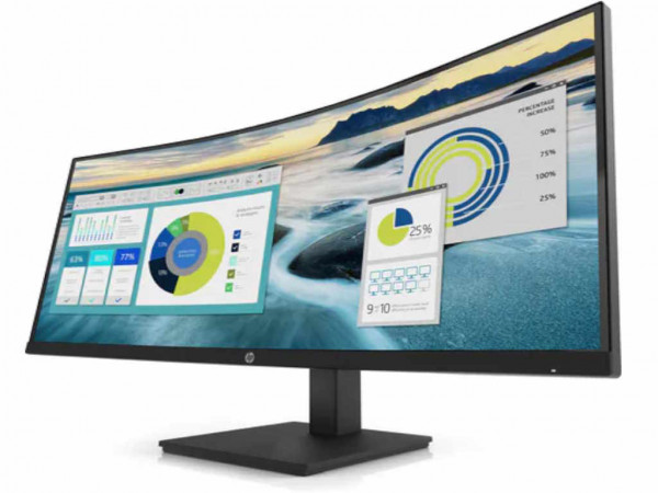 Monitor HP P34hc 34''/VA zakrivljen/3440x1440/100Hz/5ms/HDMI, DP, USB-C dock 65W/visina/zvučnici/3g