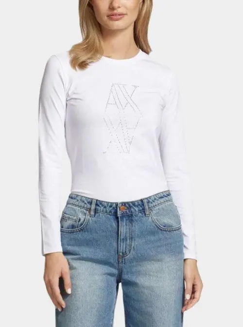 ARMANI EXCHANGE Ženska majica 6DYT05-YJDTZ-1000, Bela